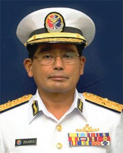 Malaysia Coast Guard Director General, Admiral (Maritime) Zulkifili Abu ...