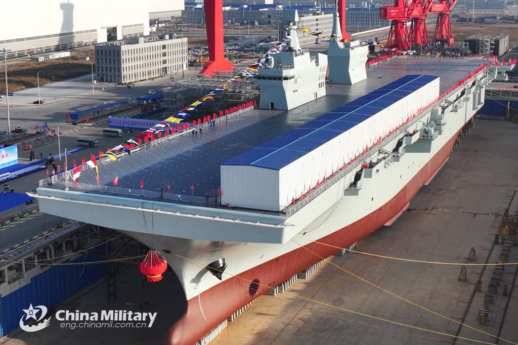 China Launches First Electromagnetic Catapult-Equipped Type 076 – Asian ...